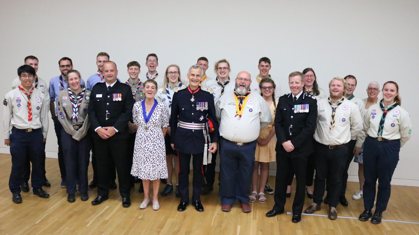 King's and Queen's Scouts receive royal seal of approval - Hampshire Scouts